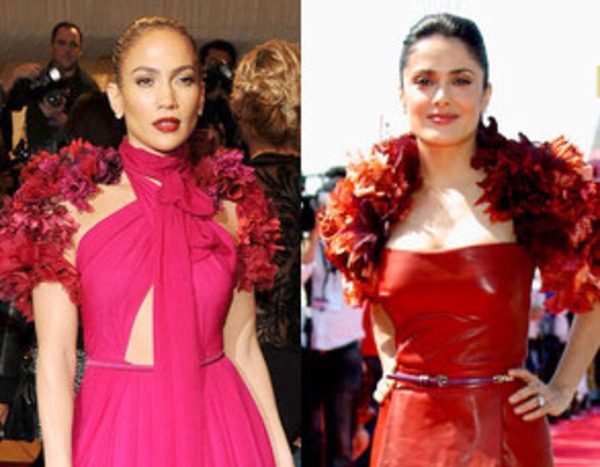 Jennifer Lopez And Salma Hayek From Bitch Stole My Look E News